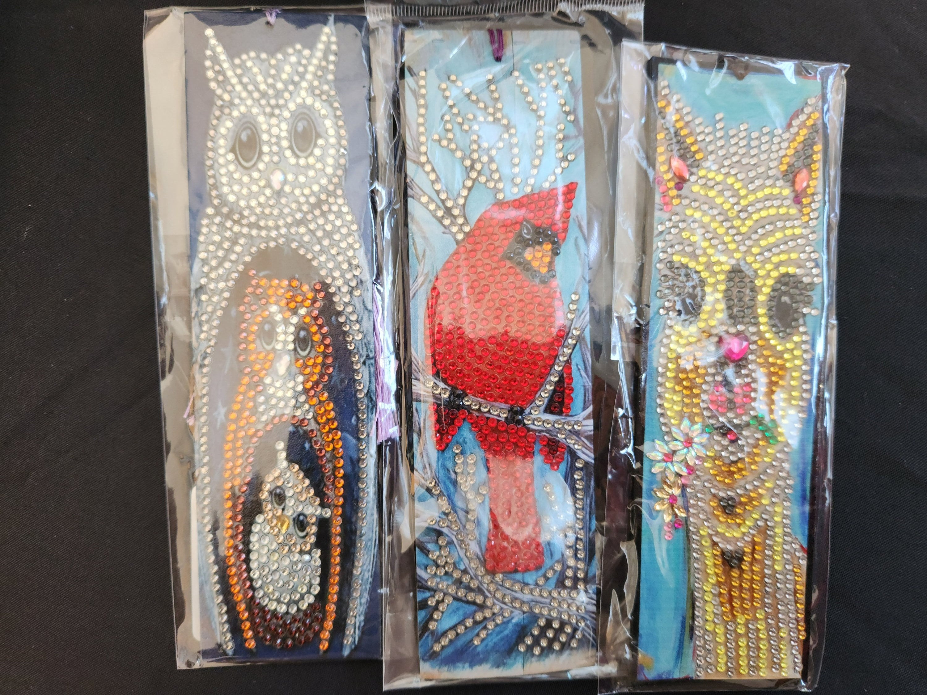 Diamond Art Bookmarks, Faux Leather - Sealed and Finished! Multiple ...