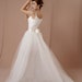 Ivory Tulle Train Overskirt, Detachable Tulle Skirt, Wedding Dress ...
