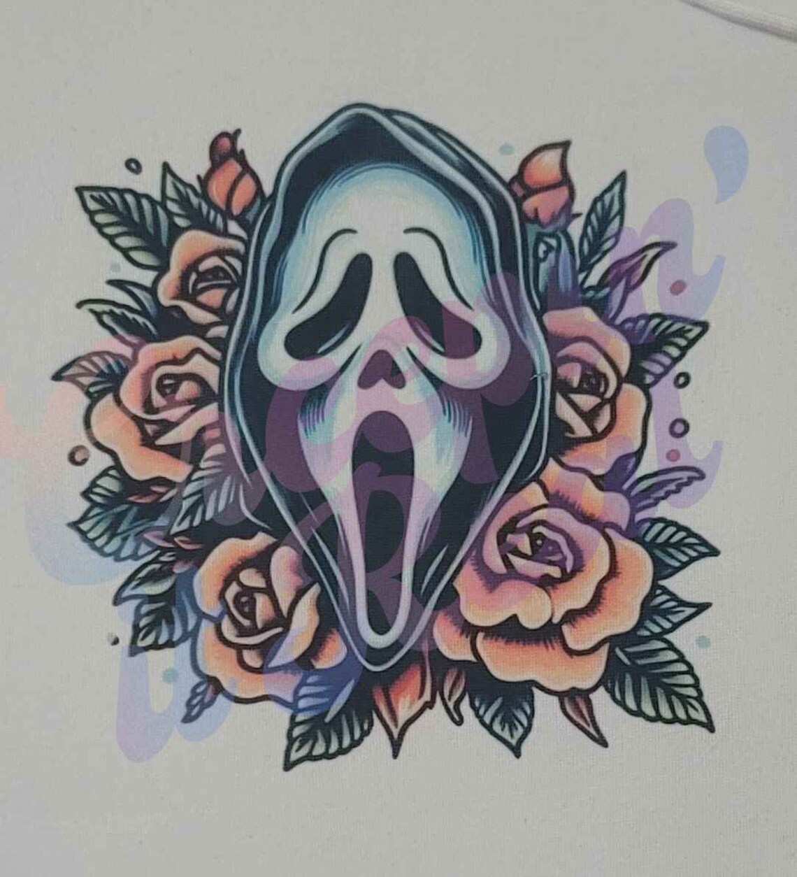 Ghostface and Roses - Etsy
