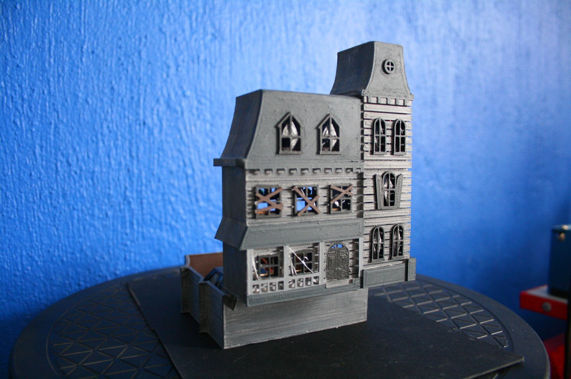 The Haunted House a 3D Printed Miniature, Spooky Haunted House, Polly ...