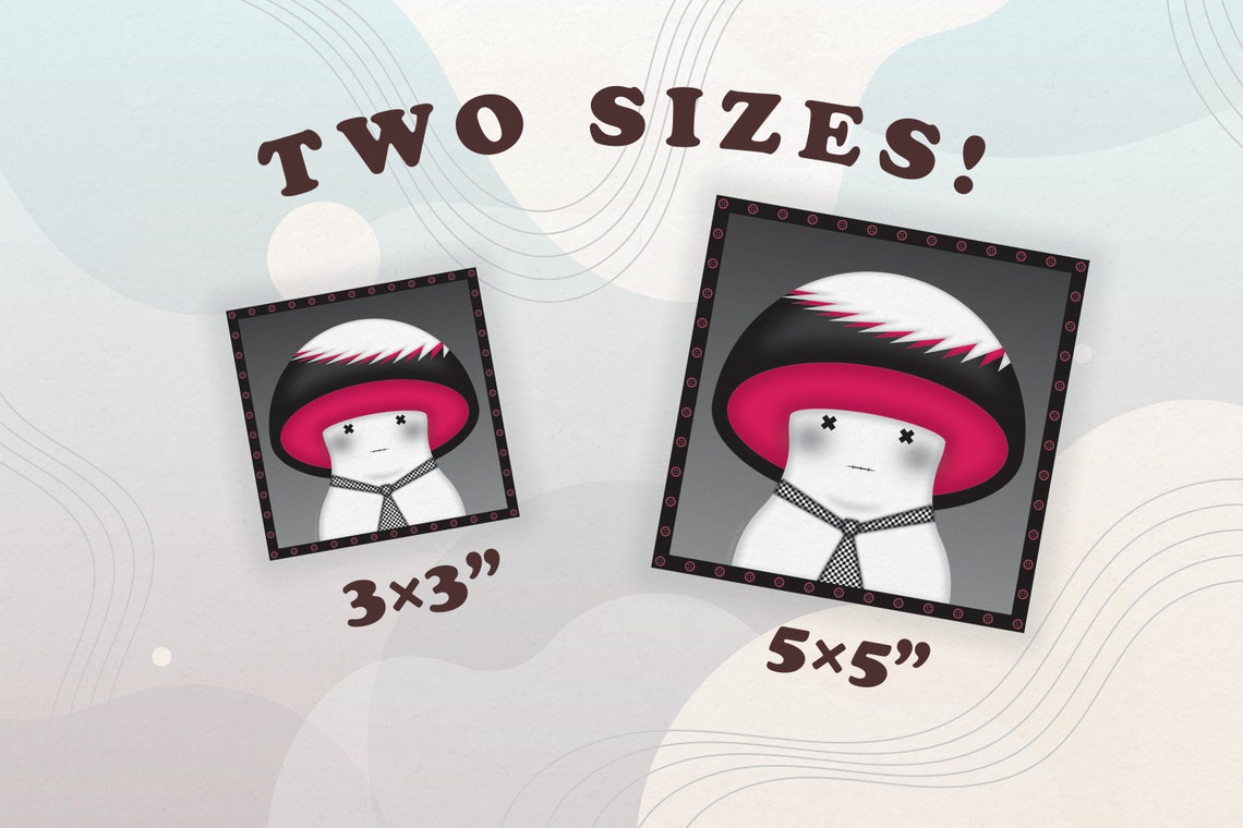 Edgy Grib Greeting Card Prints Digital Greeting Cards Download Cute ...