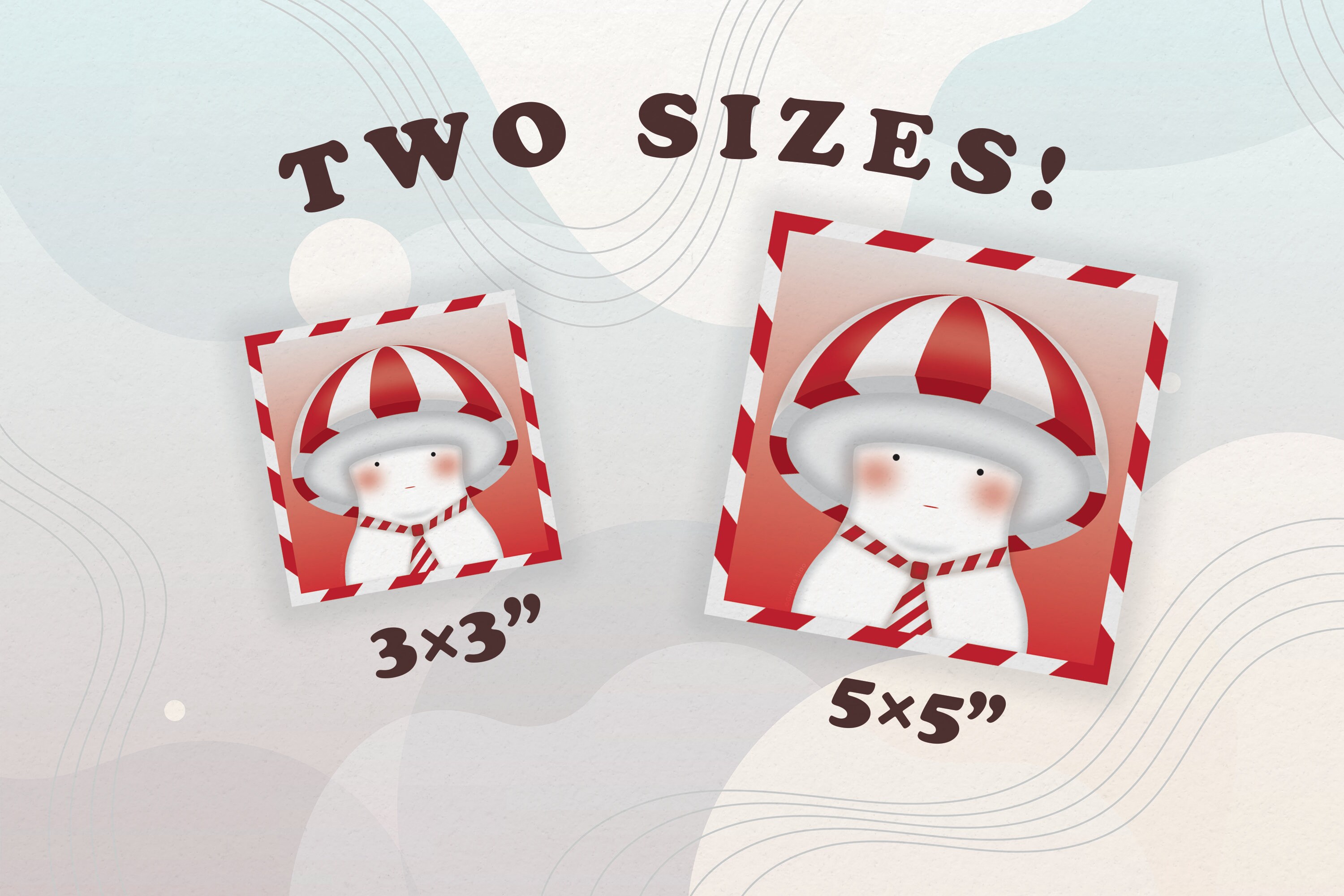 Peppermint Grib Greeting Card Prints Digital Greeting Cards Download ...