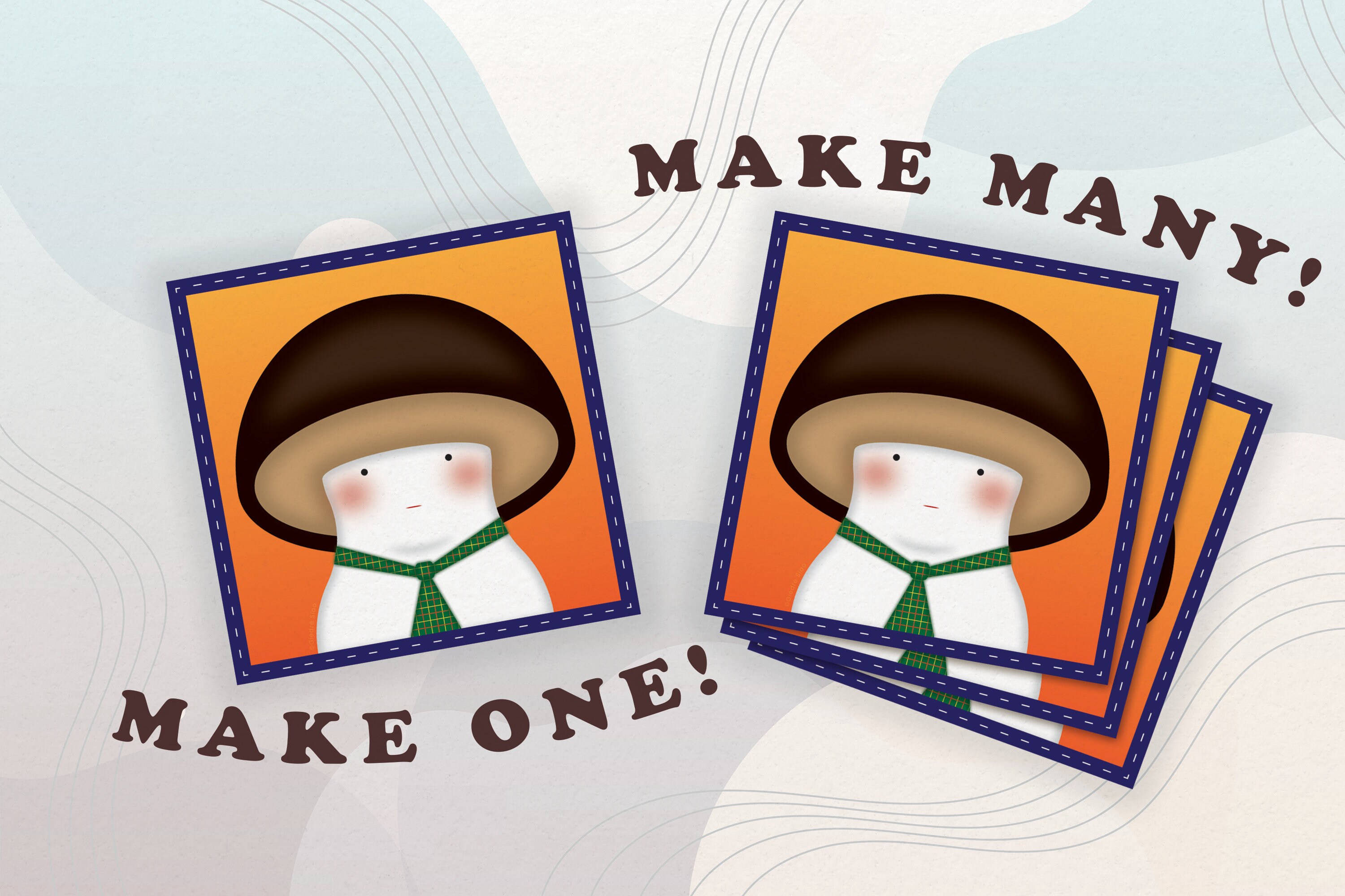 Mr. Grib Greeting Card Prints Digital Greeting Cards Download Cute ...