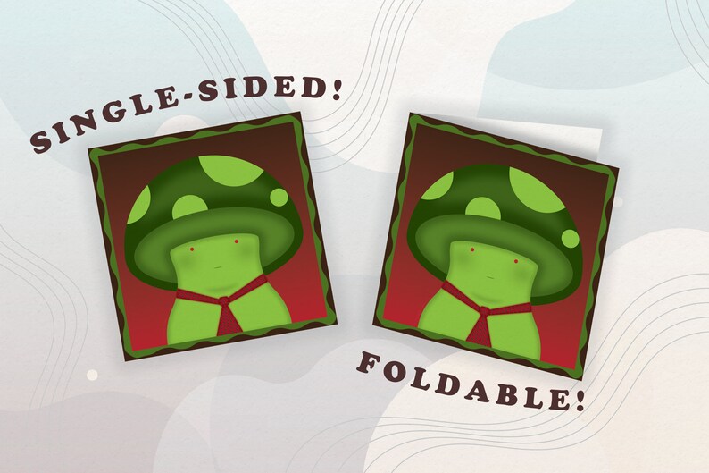 Toxic Grib Greeting Card Prints Digital Greeting Cards Download Cute ...