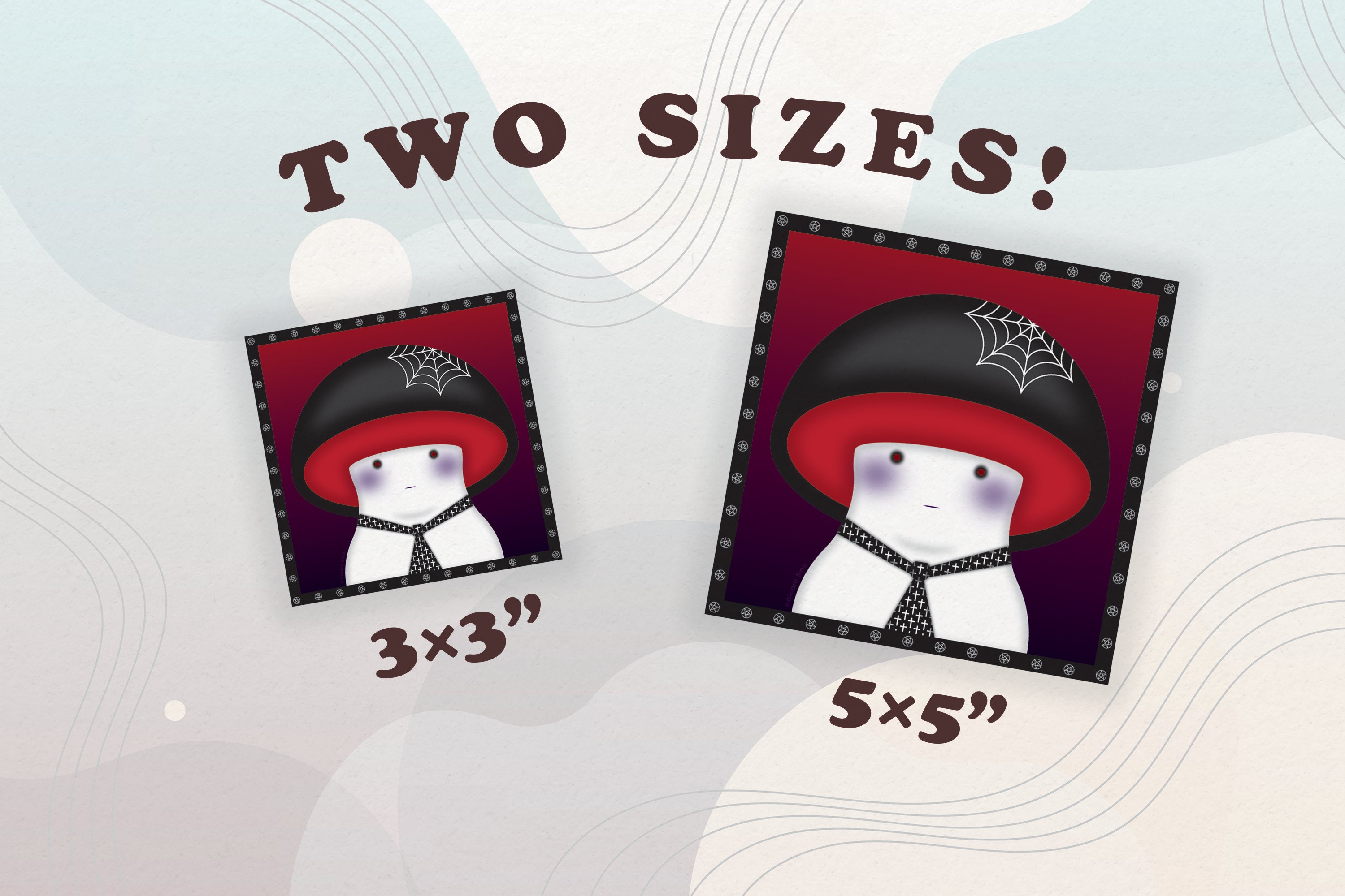 Gothic Grib Greeting Card Prints Digital Greeting Cards Download Cute ...