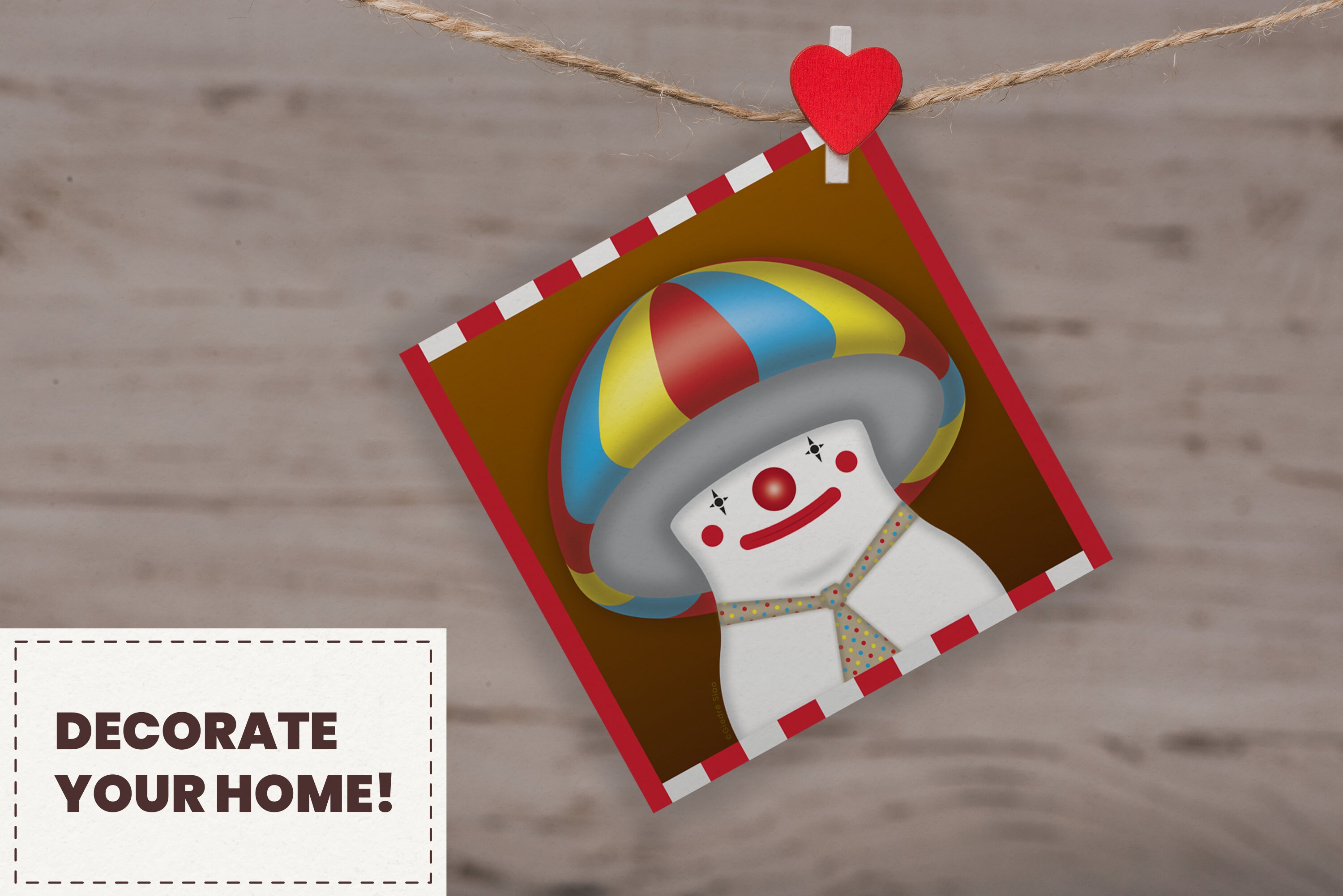 Circus Grib Greeting Card Prints Digital Greeting Cards Download Cute ...