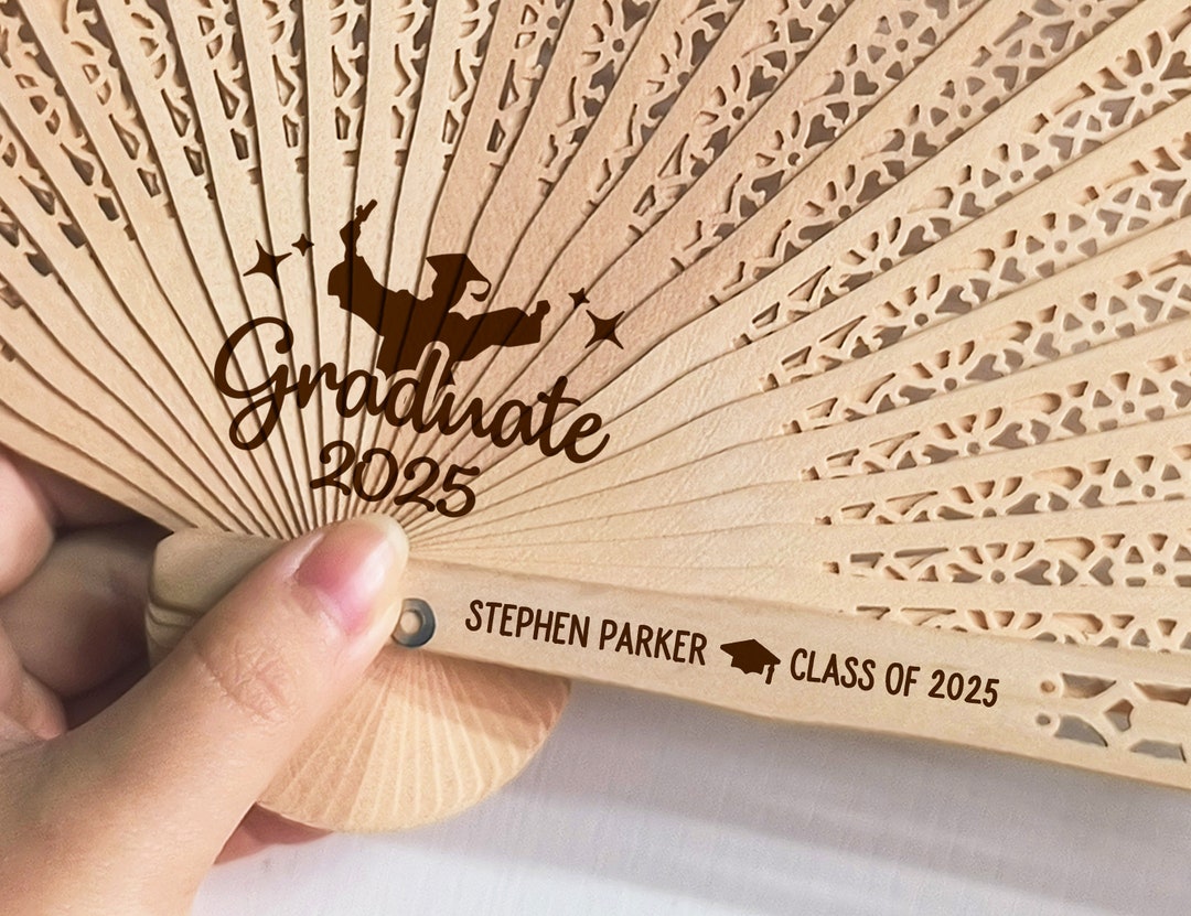 Bulk Sandalwood Fans Graduation Ceremony Class of 2025 Graduation Favor ...