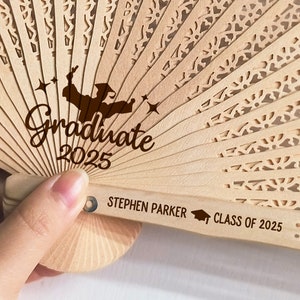 Bulk Graduation Fans Ceremony Class of 2024 Graduation Favor Sandalwood ...