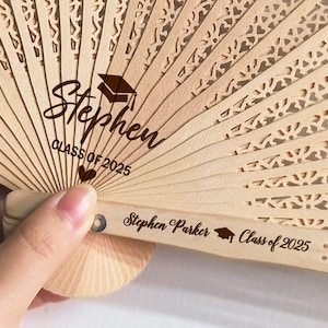 Bulk Graduation Fans Ceremony Class of 2024 Graduation Favor Sandalwood ...