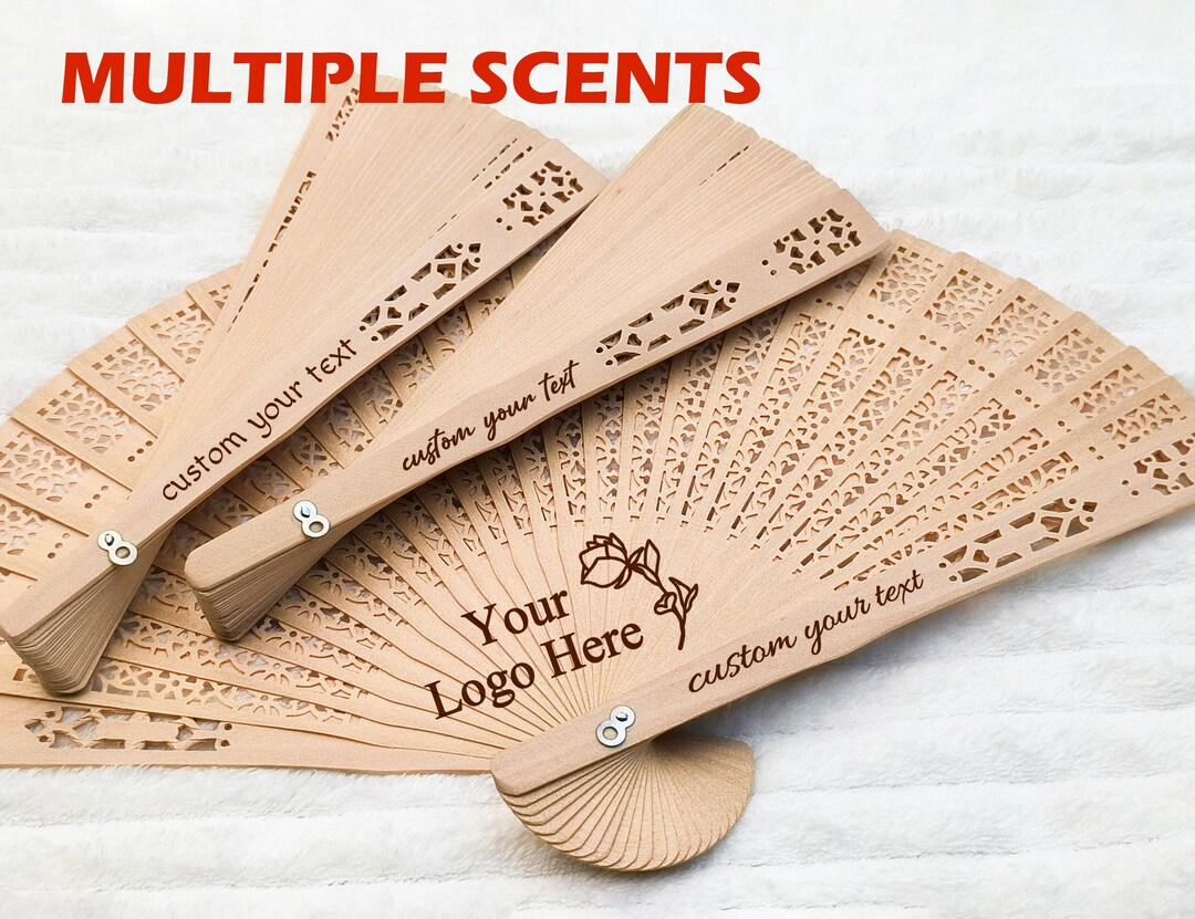 Custom Logo Business Hand Fans Party Fan Favor Wedding Design Fan ...