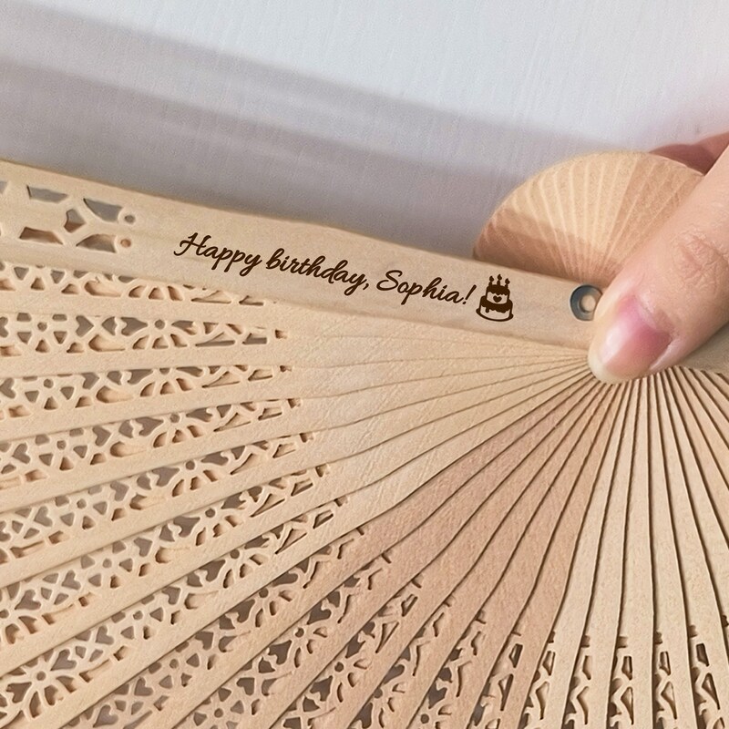 Personalized Hand Fans - Etsy