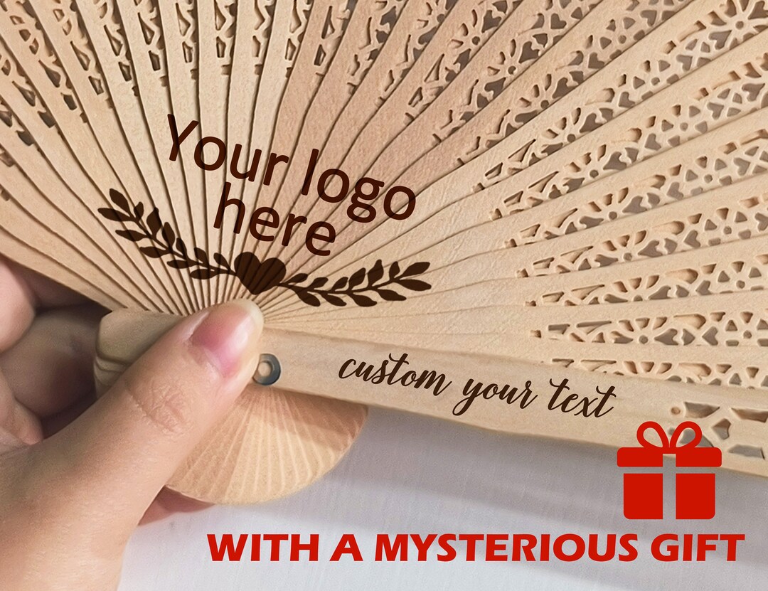 Scented Essential Oil Personalized Wedding Fans/wedding Favors for ...