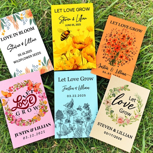 Seed Packet Favors - Etsy