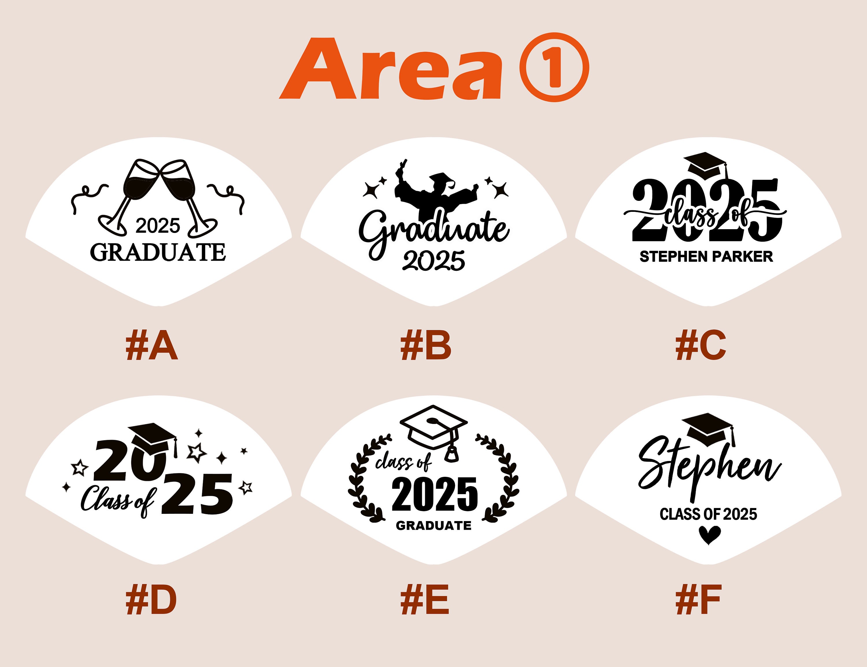 Bulk Graduation Fans Ceremony Class of 2024 Graduation Favor Sandalwood ...