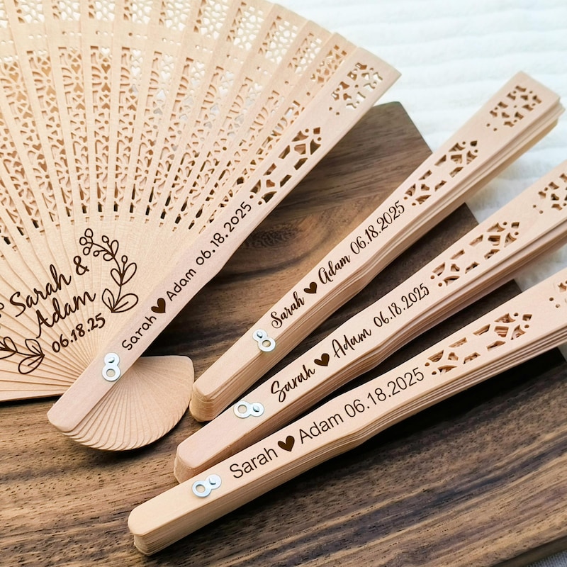 Personalized Fans - Etsy