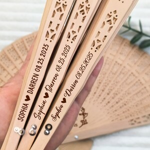 Ocean Fruit Scented Wedding Fans Rustic Sandalwood Fans Favors in Bulk ...