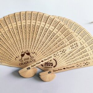 Bulk Graduation Fans Ceremony Class of 2024 Graduation Favor Sandalwood ...