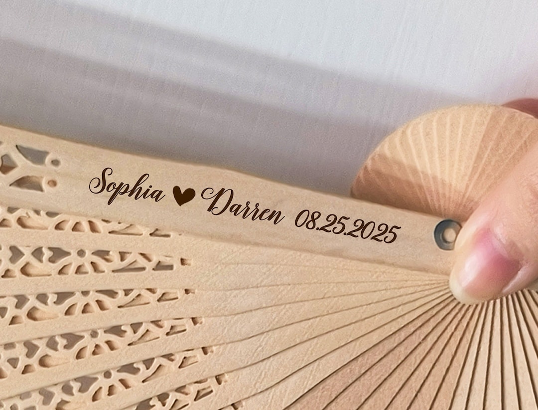 Wedding Favor Custom Hand Fan,personalized Hand Fans,wedding Fans,hand ...