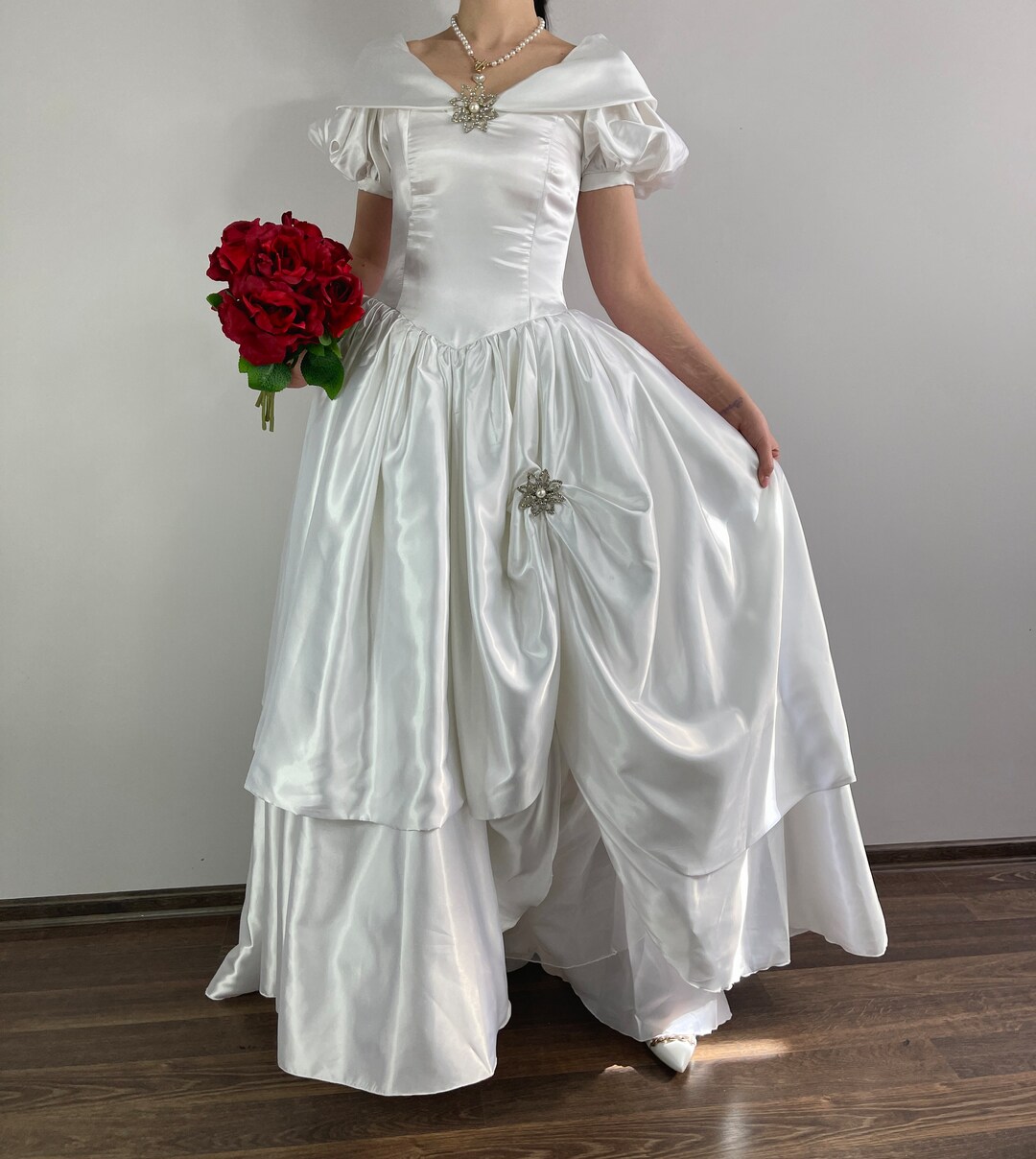 The Stunning Vintage 80s Princess Wedding Dress. - Etsy