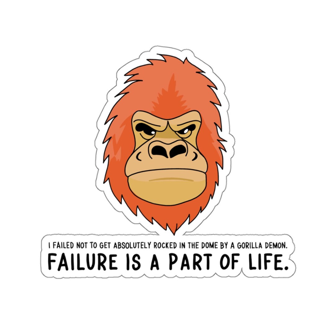 Gilear Faeth Gorilla Demon Sticker | Dimension 20 Fantasy High - Etsy