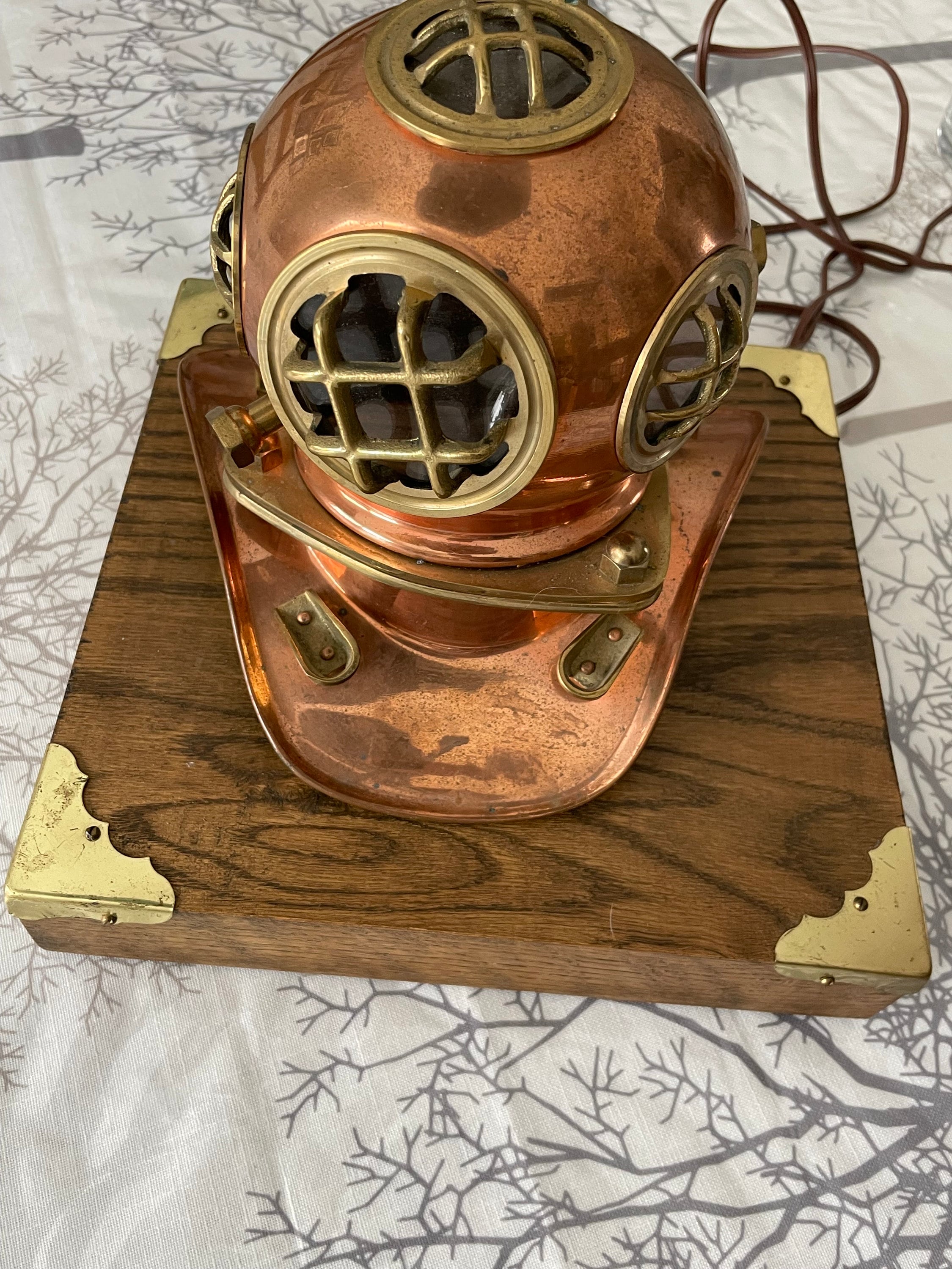 Vintage Decorative Copper Brass Antique Replica Deep Sea Divers Diving ...