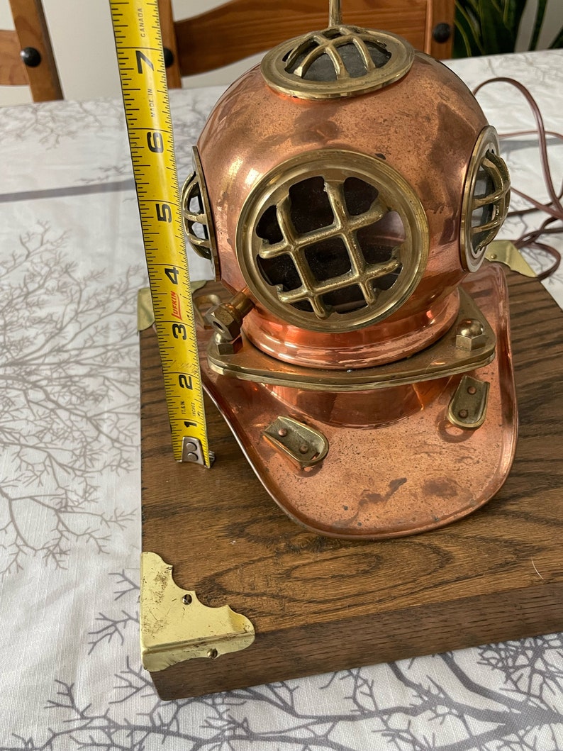 Vintage Decorative Copper Brass Antique Replica Deep Sea Divers Diving ...