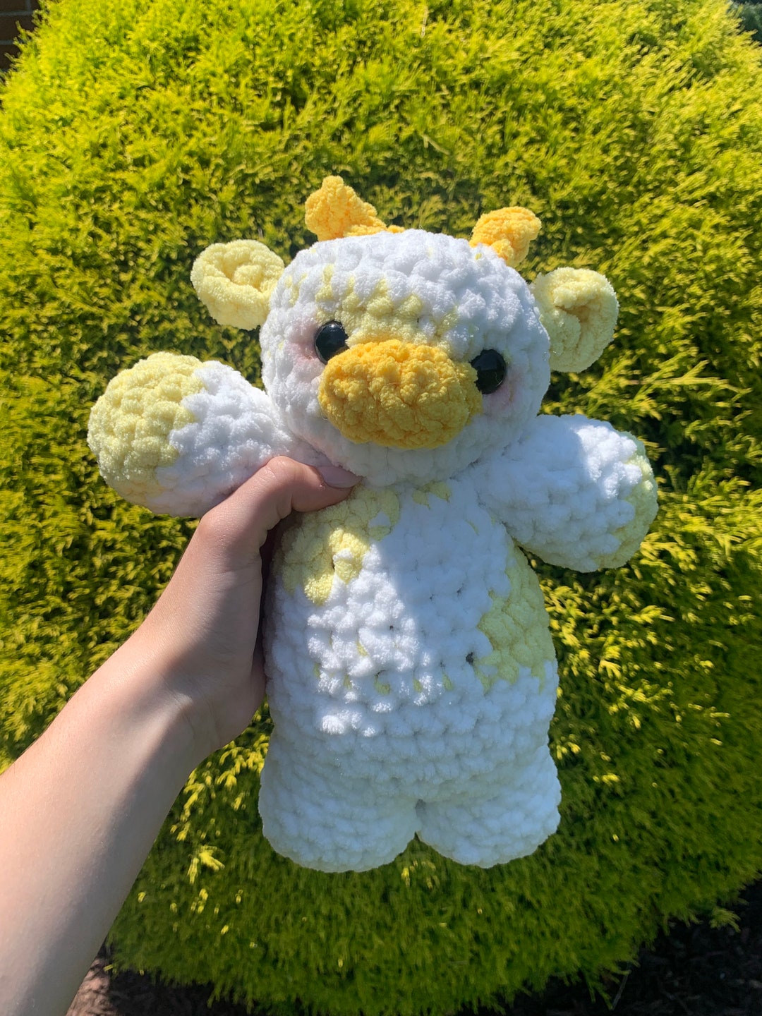 Crochet Lemon Cow - Etsy