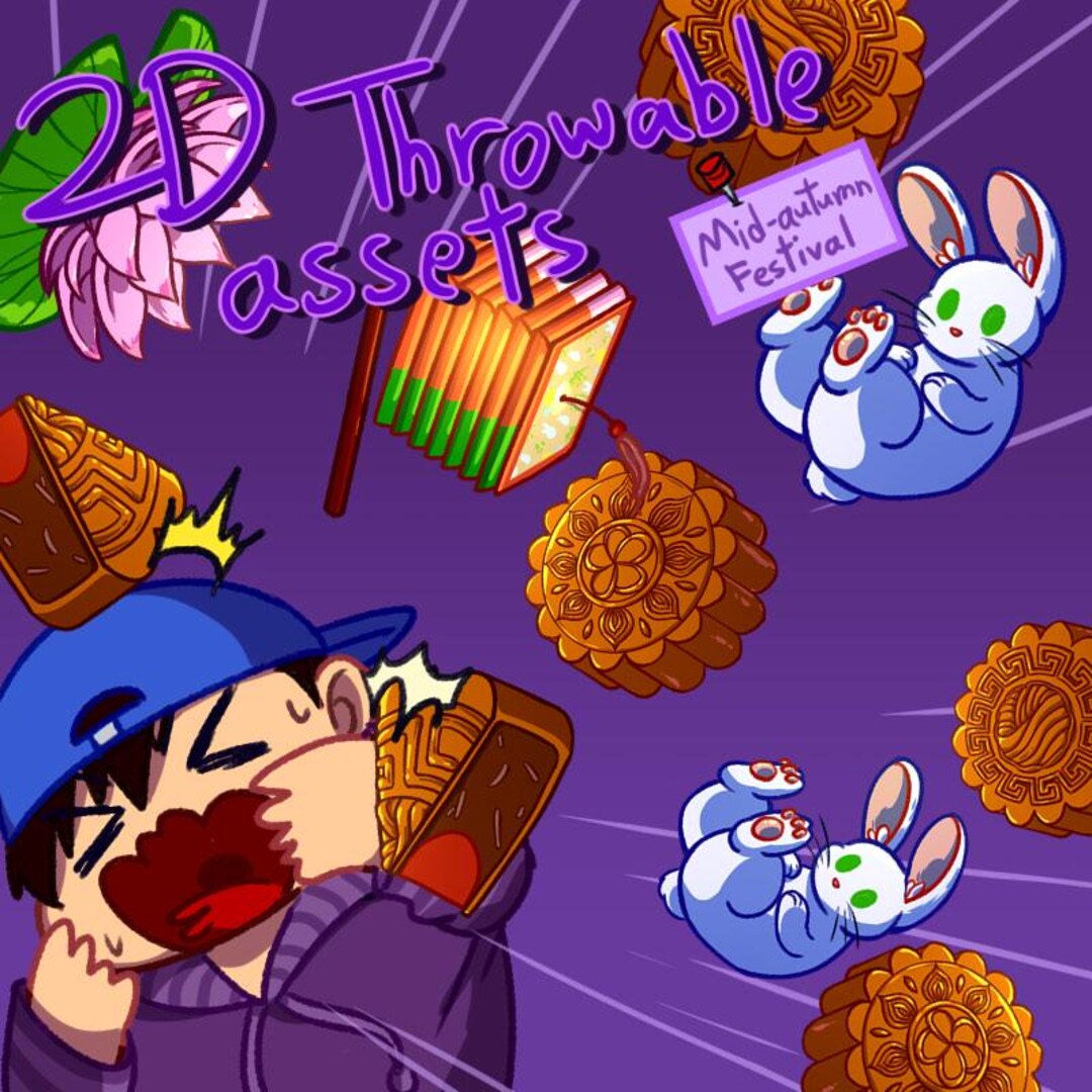 Mooncake/mid-autumn Festival (2D Throwable Assets) - 6pc | Stream ...