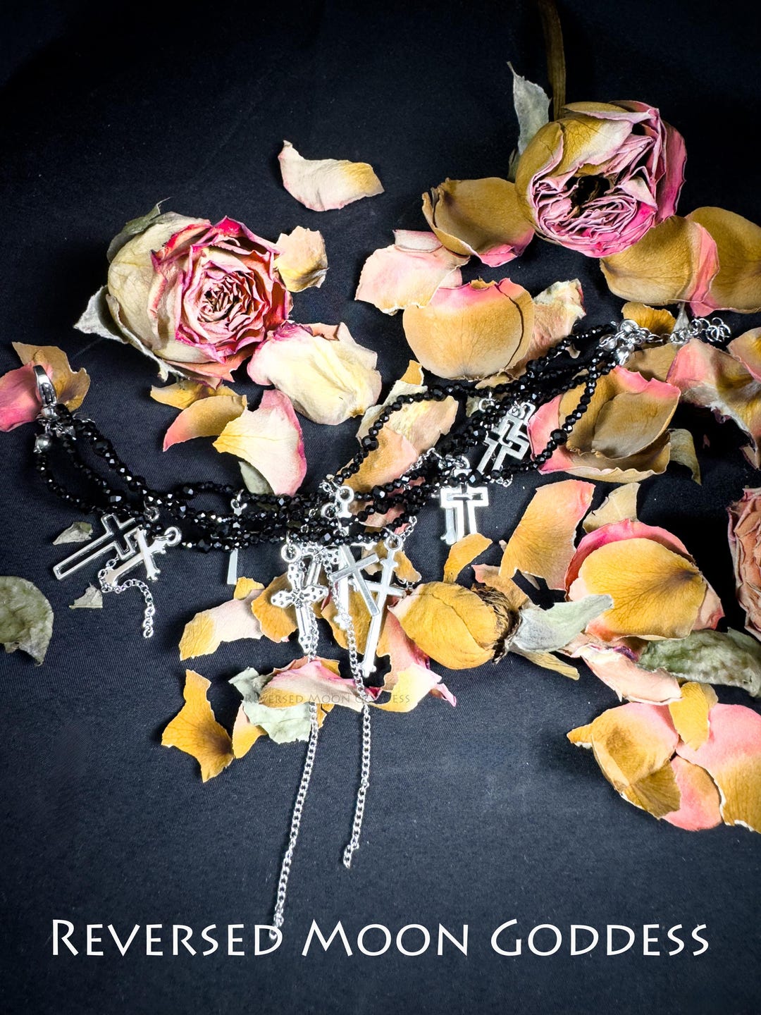 Junk Heaven Die Cross Necklace , Protection Vintage Cross Necklace ...