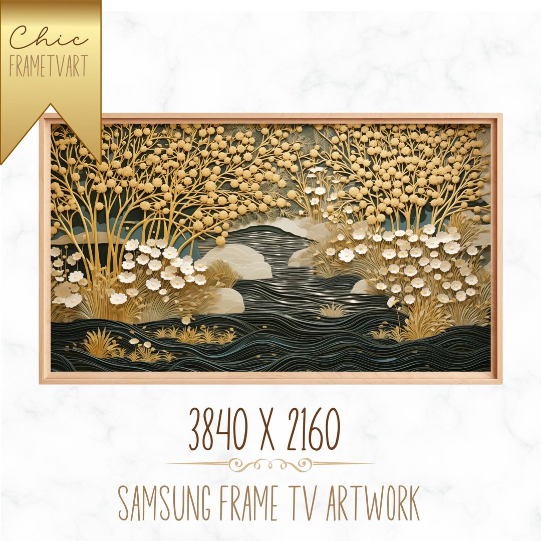 Samsung Frame TV Art Spring Landscape Samsung Art TV 3D Digital ...
