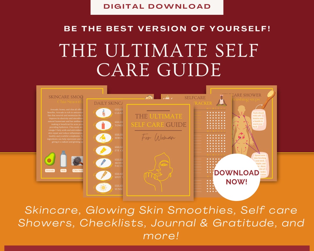 The Ultimate Self Care Guide, Self Care Gift, Selflove, Self Care, Self Care Planner, Self Love ...