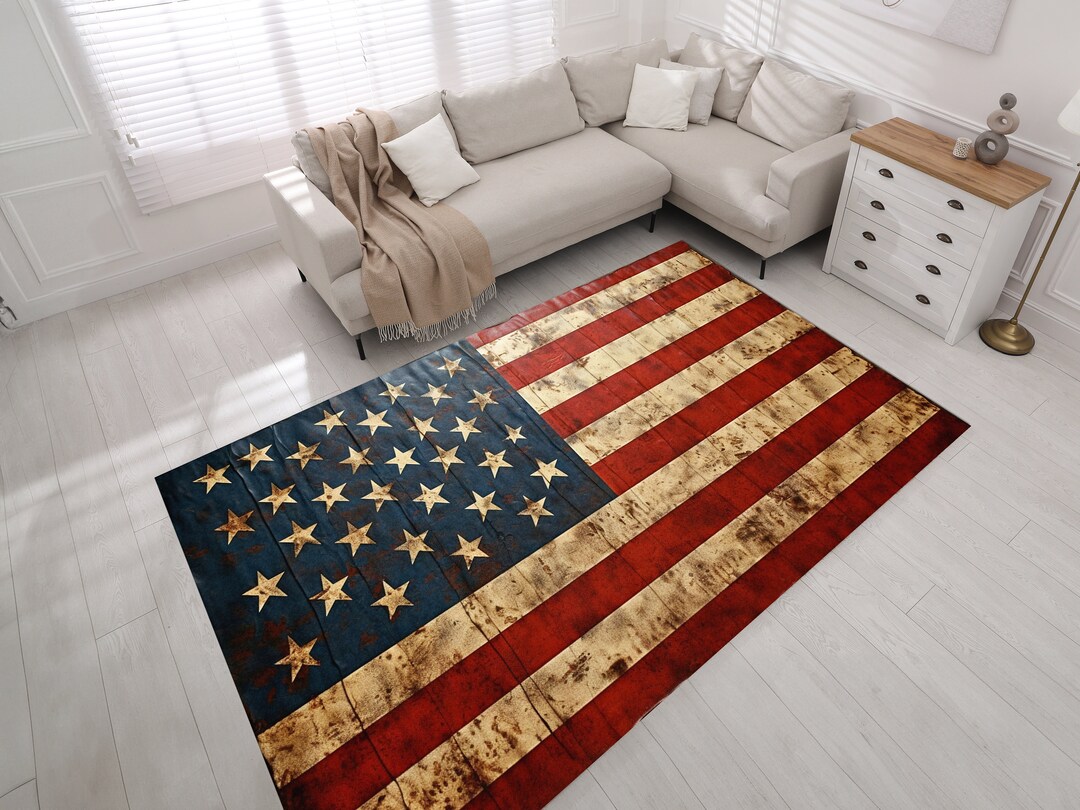 American Rug, American Flag Area Rug, USA Flag Rug, American Flag Rug ...