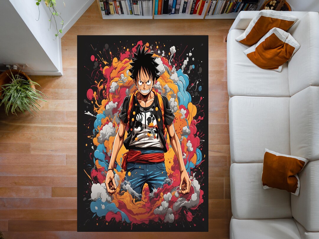 Monkey D Luffy Rug, One Piece Rug, One Piece Carpet, Anime Rug, Anime ...