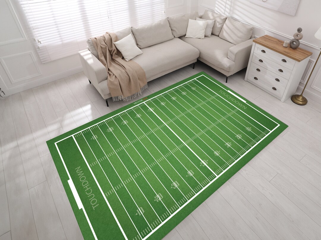 Gift for American Football Lover American Football Field Printed Area ...