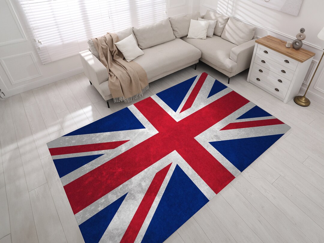British Flag Rug, England Rug, Decor Flag Rug, Flag Home Decor, Gift ...