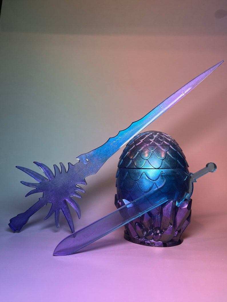 Dragon Egg Containers & Epoxy Daggers - Etsy