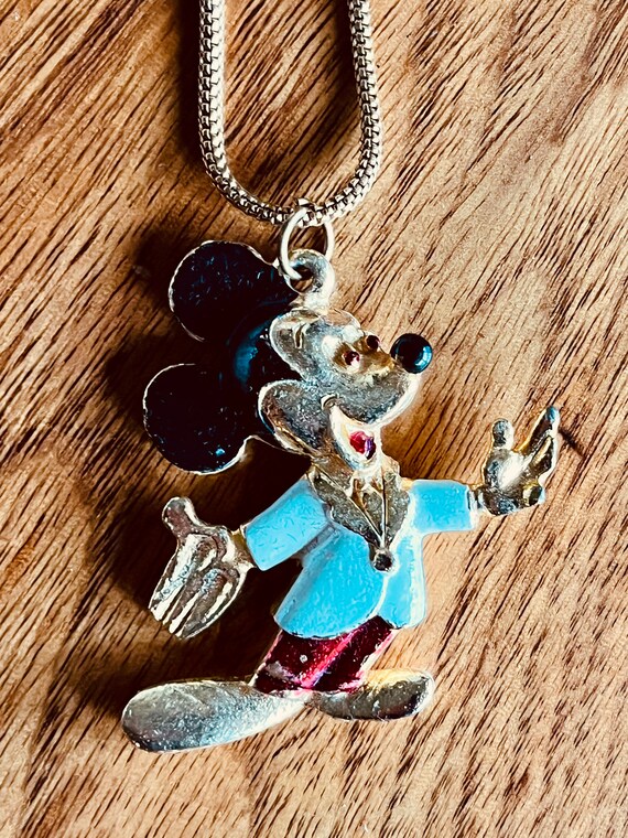 Vintage 1970s mouse necklace - Gem