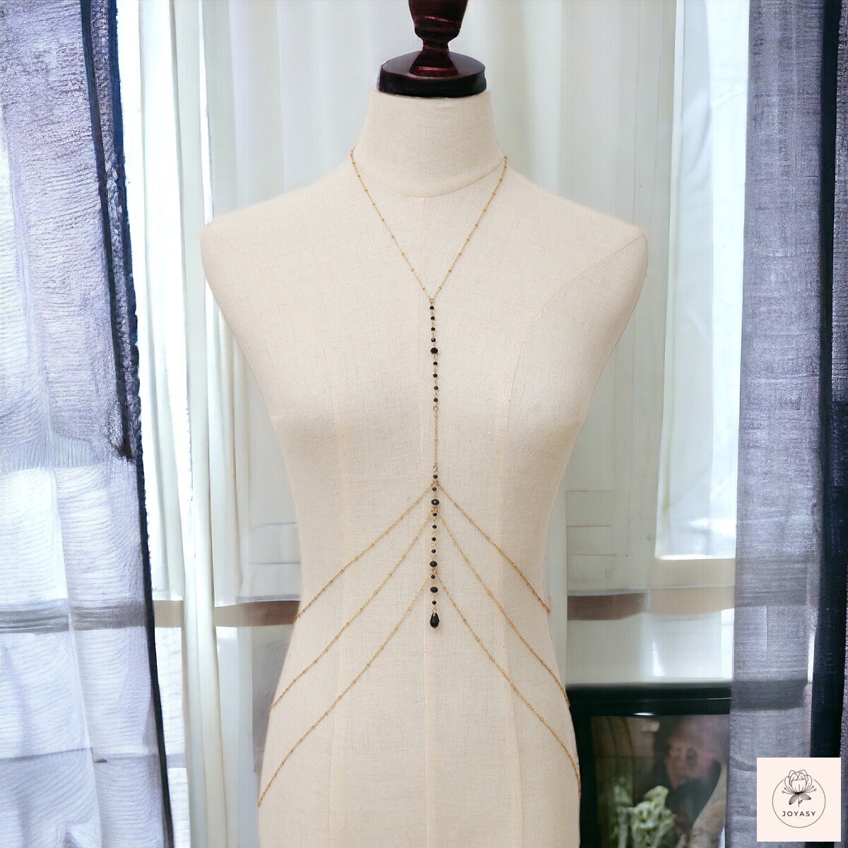 Gold Body Chain Cleavage Chain Silver Body Jewelry Necklace Chest Chain ...