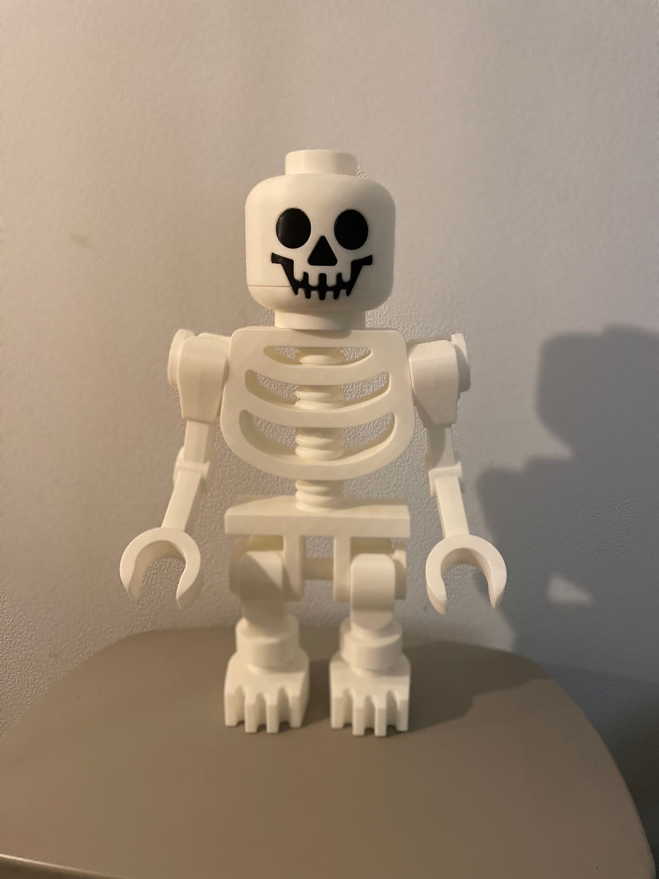 Jumbo Articulated Skeleton Minifigure Customizable Colors - Etsy