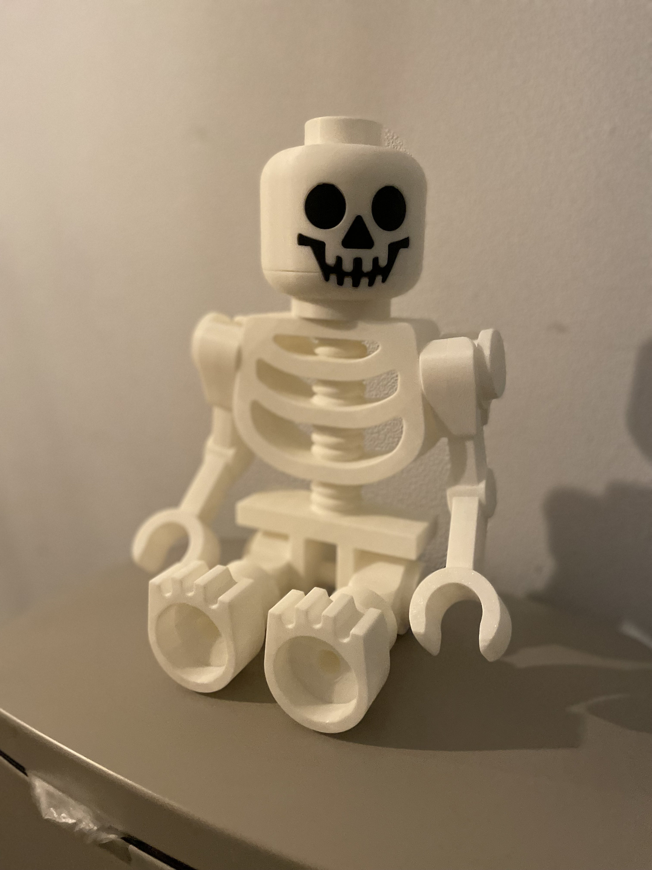 Jumbo Articulated Skeleton Minifigure Customizable Colors - Etsy