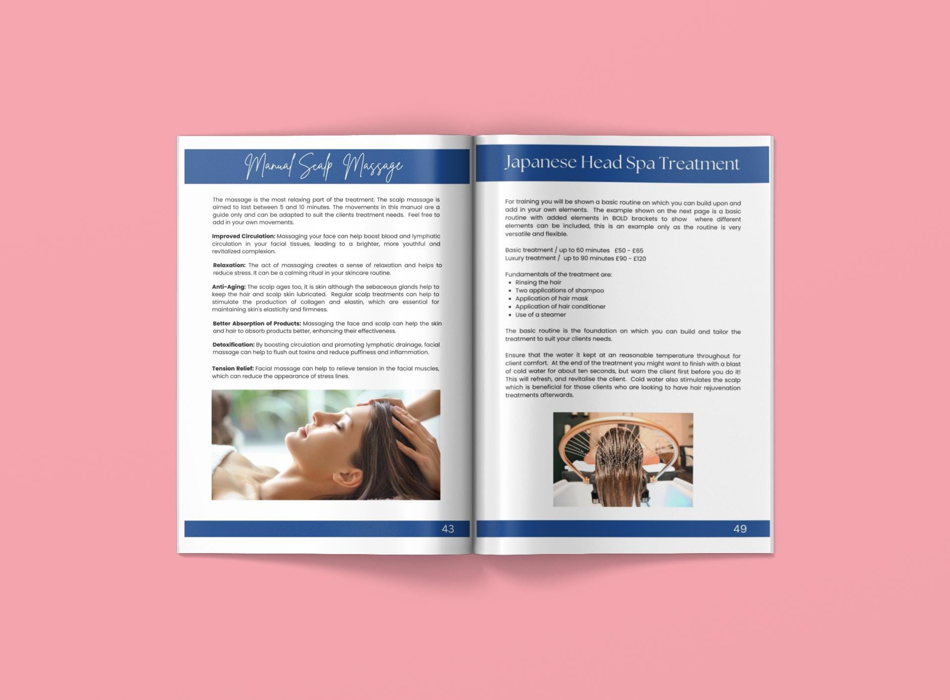 Japanese Head Spa CPD Training Manual - Etsy