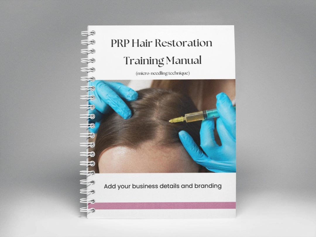 PRP Hair Restoration Training Manual - Etsy