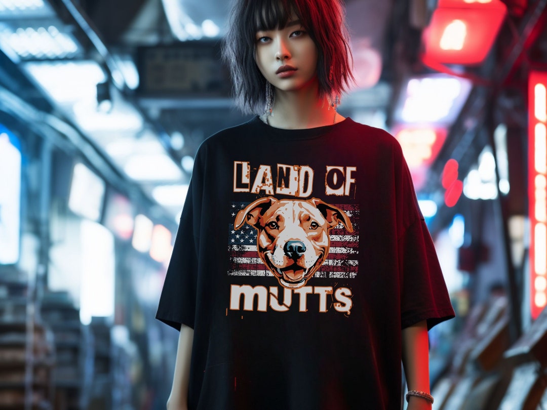 All-american Shelter Mutt Shirt, Mixed Breed Pound Puppy T-shirt ...