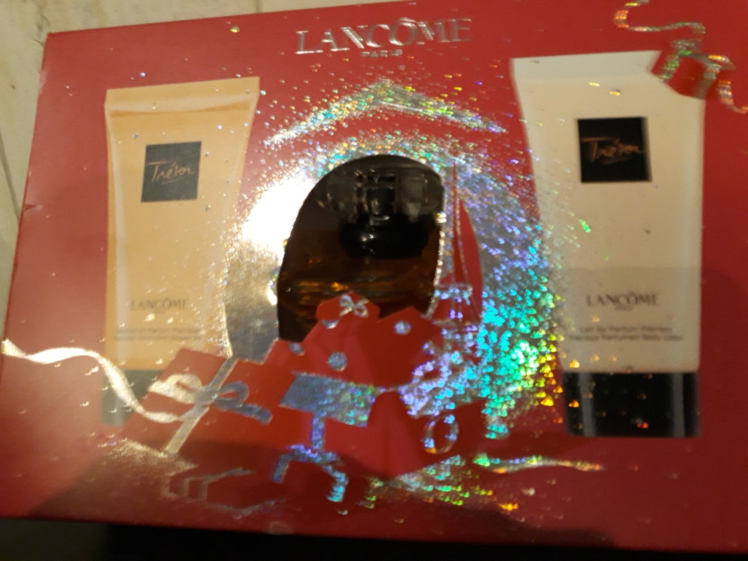 Lancome Tresor Set 30ML Body Milk Shower Gel Vintage Perfume Year 1985 ...