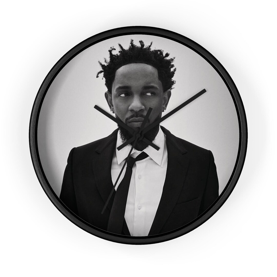 Kendrick "tuxedo" Wall Clock - Etsy