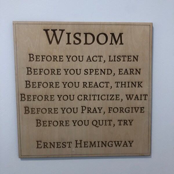 Inspirational Plaque - Etsy