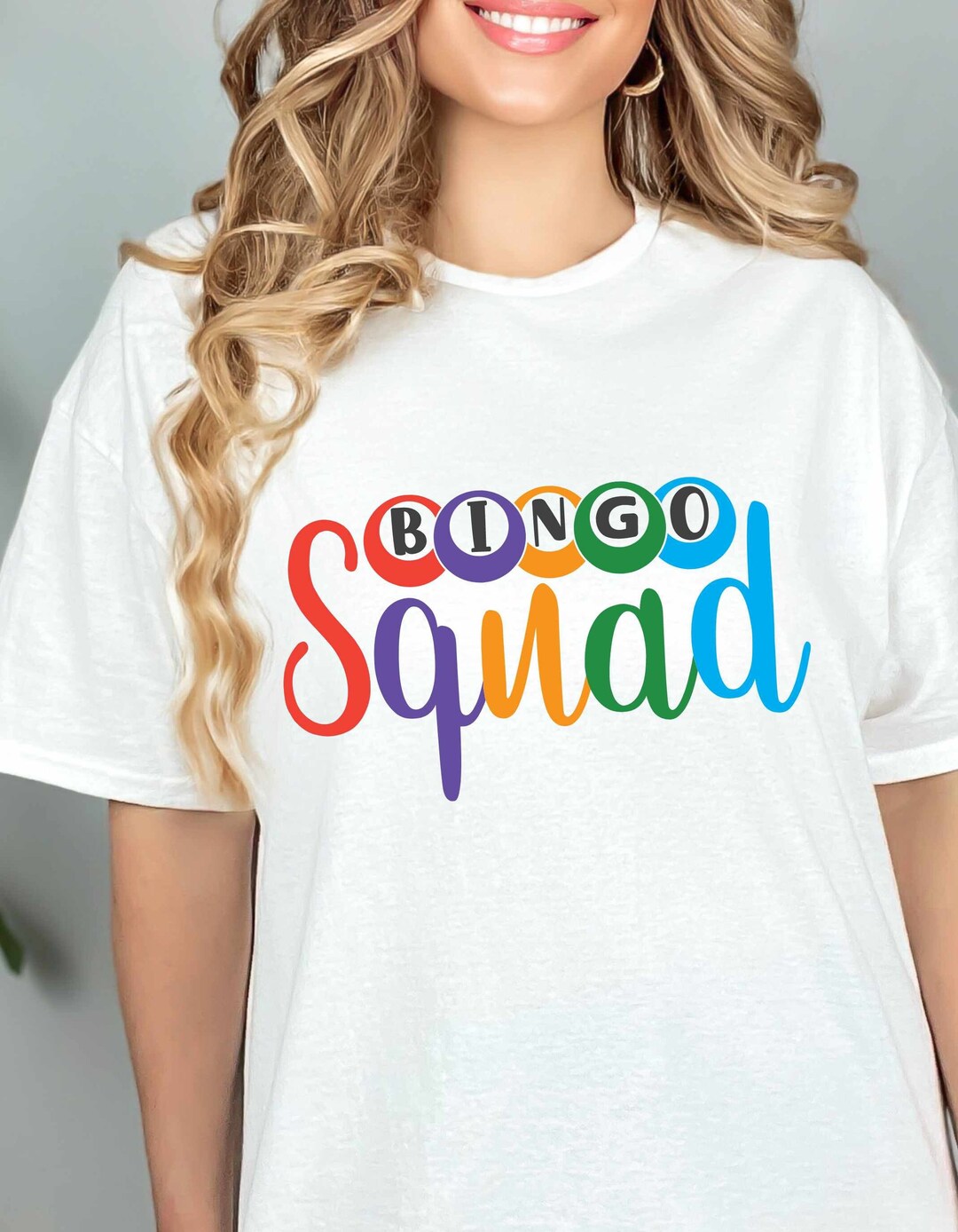 Bingo Squad Crew Team Tshirt Game Night Tee Gift for Bingo Lover - Etsy