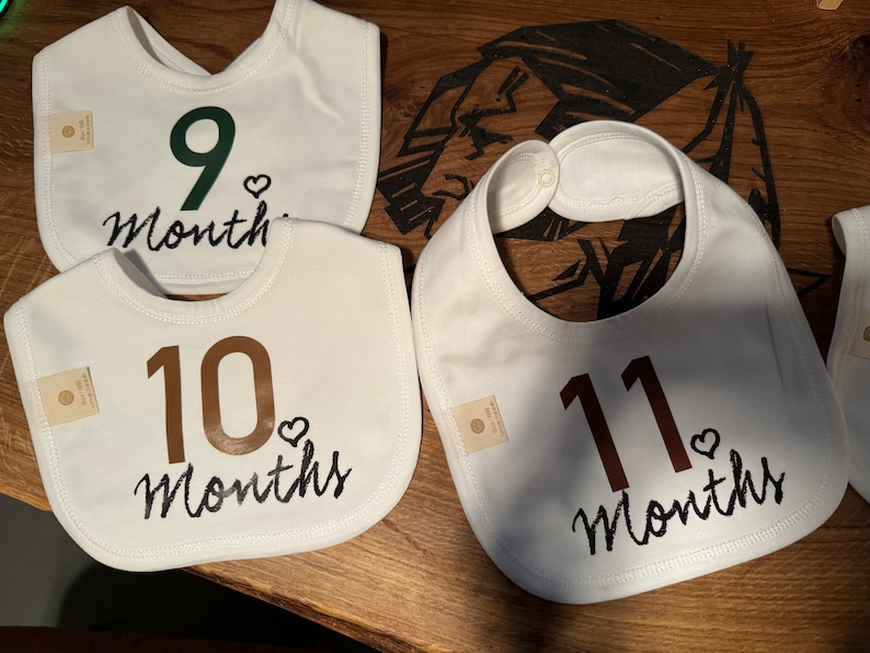 Natural Cotton Personalized Newborn Bibs for Babies Girl Infants ...