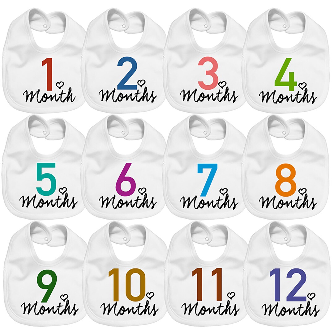 Natural Cotton Personalized Newborn Bibs for Babies Girl Infants ...