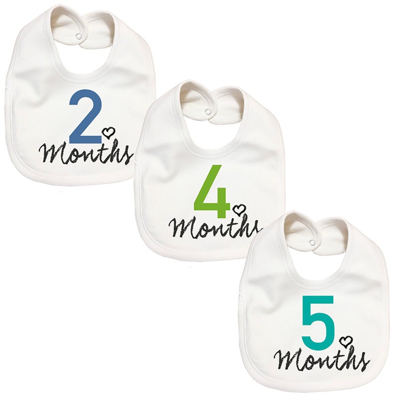 Natural Cotton Personalized Newborn Bibs for Babies Girl Infants ...